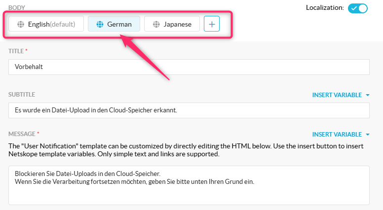 【Netskope】【運用】User Notification Template 作成について｜Nextmode Blog