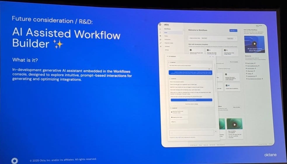 【Oktane25】必見！Flowcase 2025 で紹介された Okta Workflows の最新ロードマップ | Nextmode Blog